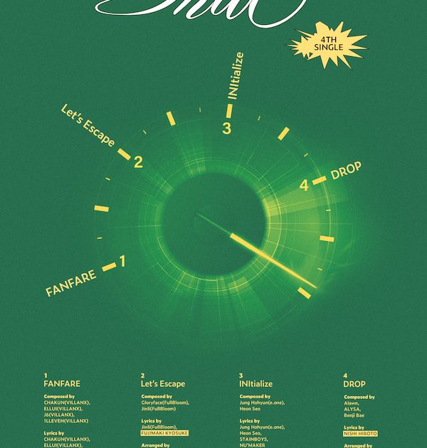 INI、4thシングル「DROP That」トラックリスト公開 メンバー⻄洸人と藤牧京介が作詞参加 | Musicman