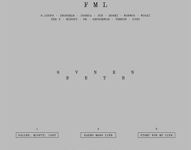 Billboard JAPAN【先ヨミ】SEVENTEEN「FML」が現在ALセールス首位を走行中 | Musicman