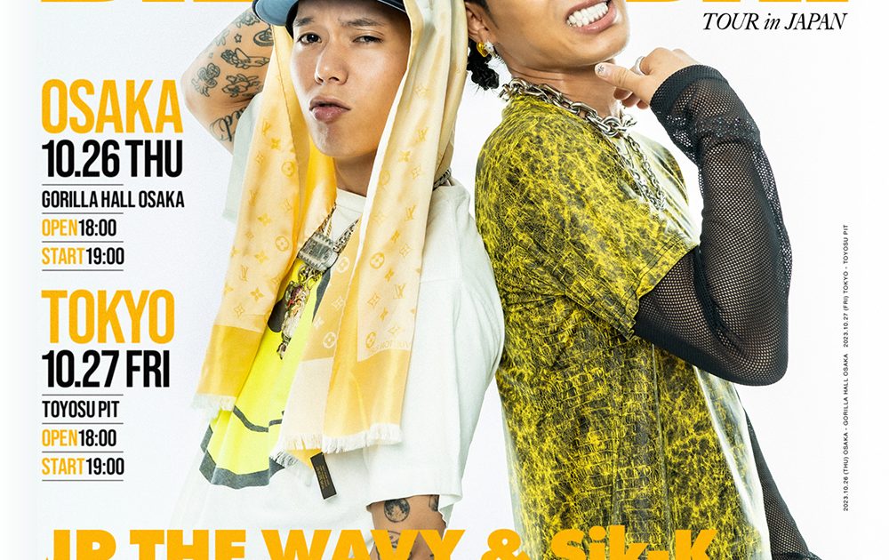 JP THE WAVY × 韓国のラッパーSik-K、初の2マンツアーを10月に開催 | Musicman